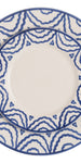 Late Afternoon Blue Tabla Dinner Plate | Hand-painted Dinnerware Sets