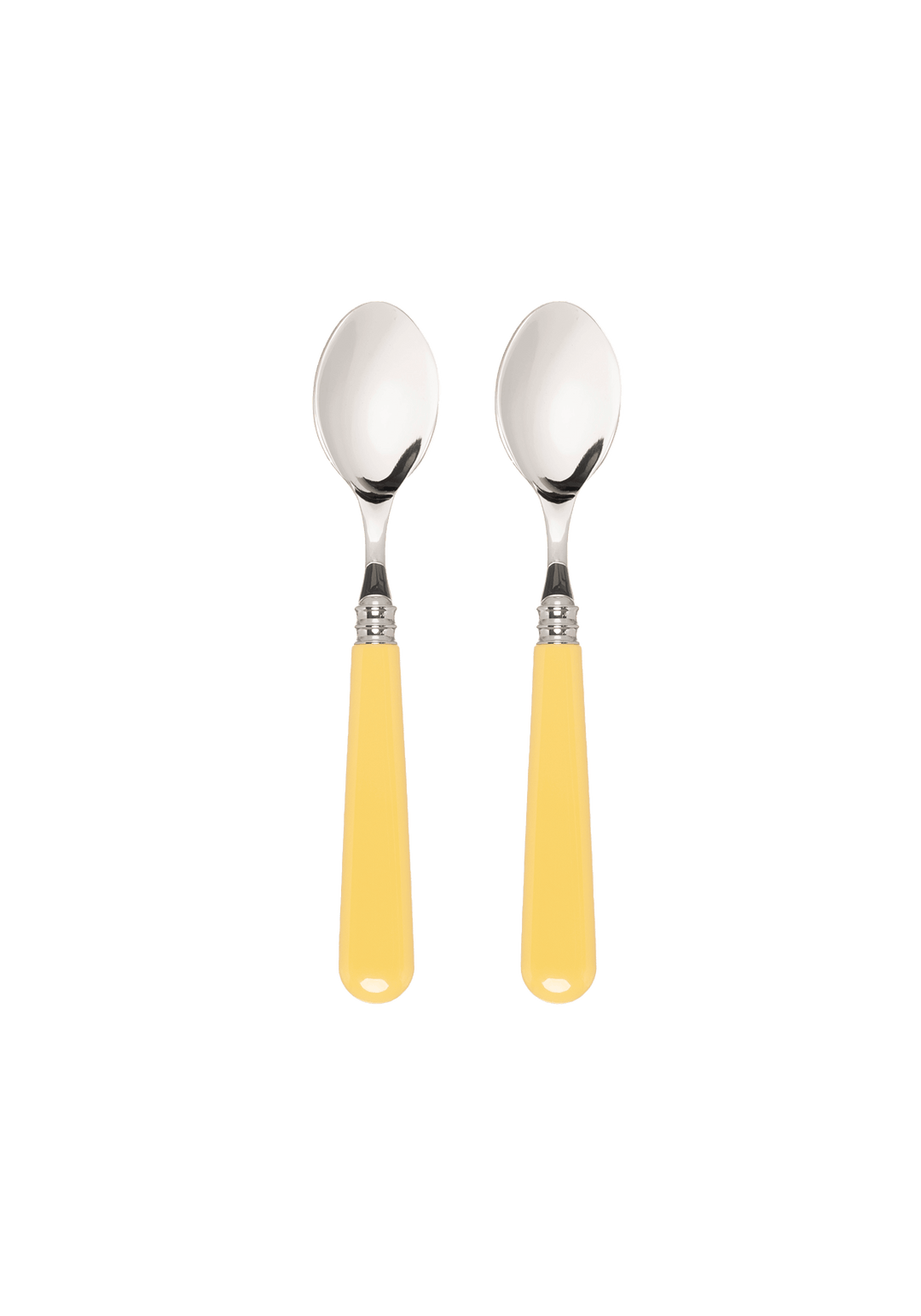 Late Afternoon Butter Yellow Set of 2 Teaspoons | Cutlery