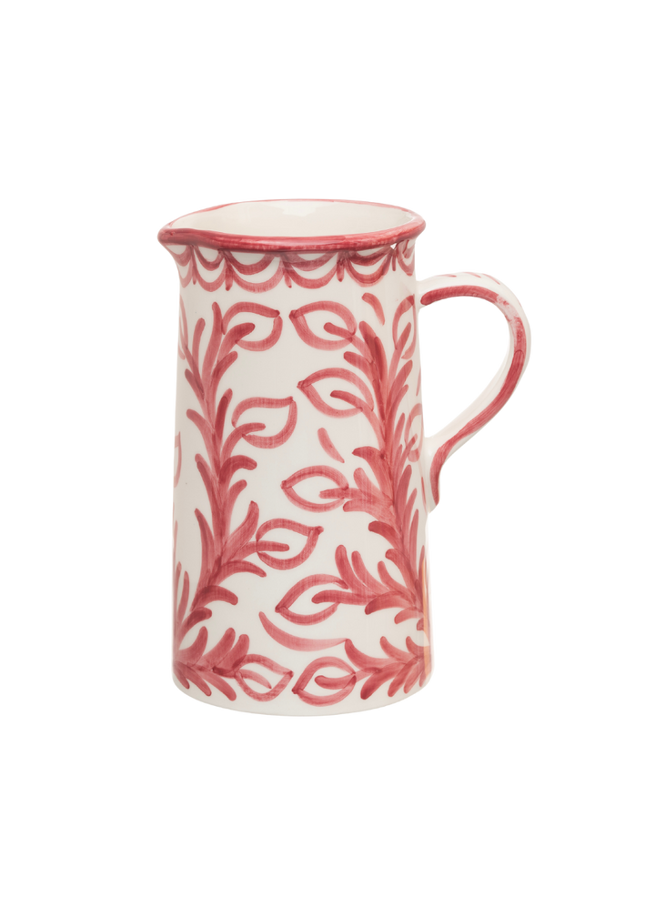 Late Afternoon Large Pink Jug | Hand-painted Ceramics