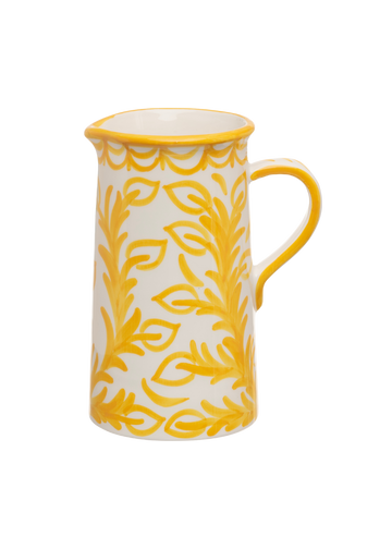 Late Afternoon Large Yellow Jug | Hand-painted Ceramics