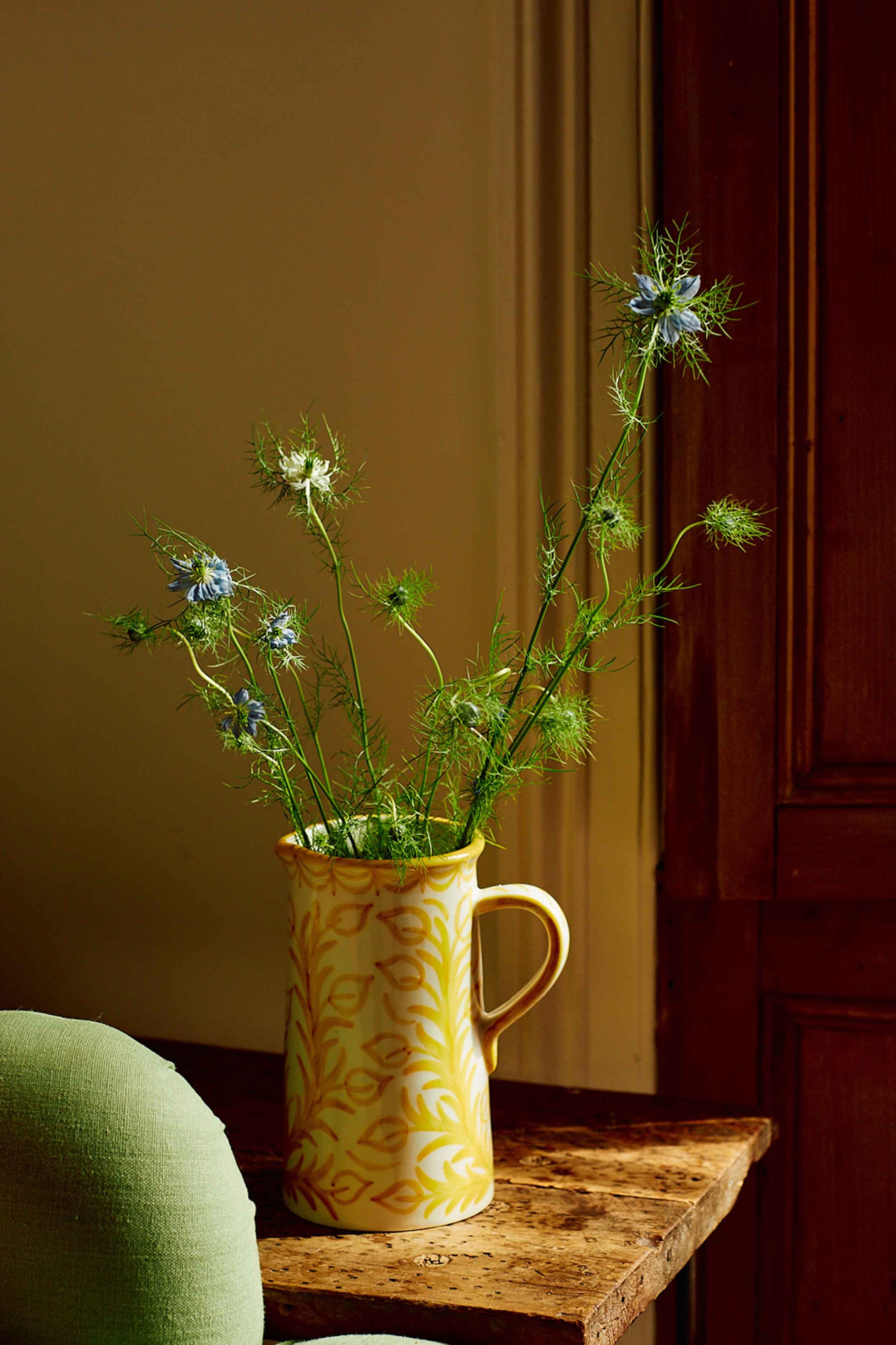 Late Afternoon Large Yellow Jug | Hand-painted Ceramics