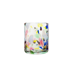 Late Afternoon Terrazzo Multicolour Glass Tumbler | Glassware Sets