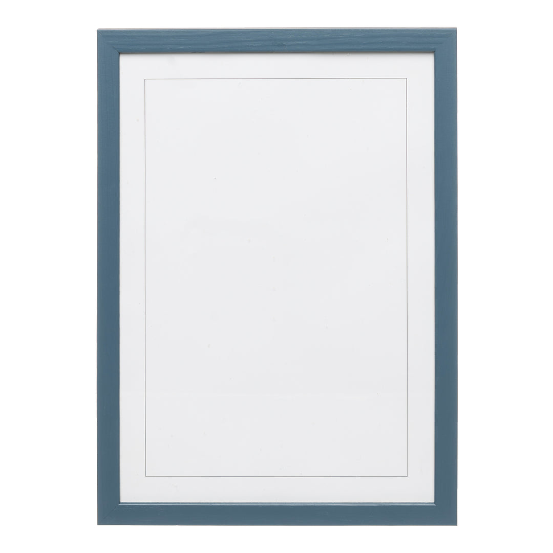 Petrol Blue Wood Picture Frame – Late Afternoon