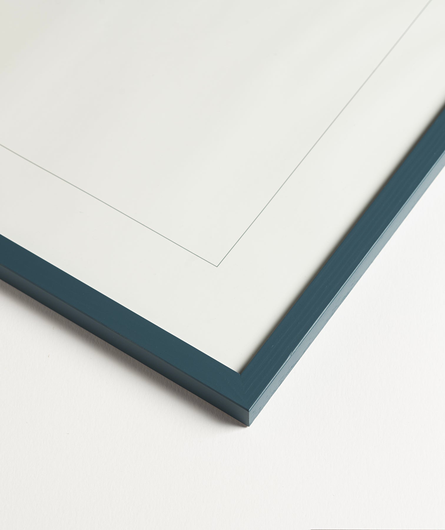 Late Afternoon Petrol Blue Wood Picture Frame | A5, A4, A3, A2 Size